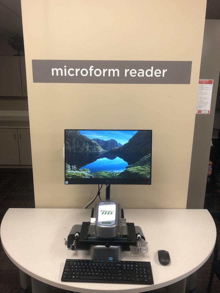 Fancy New Microform Reader Now Available – Library | Kalamazoo College